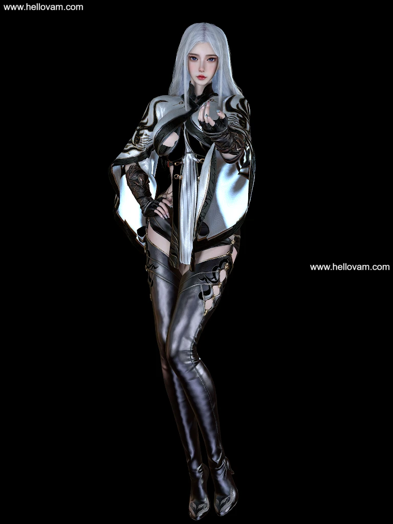 HMZ.季莹莹.1永劫无间无常白袍-Hellovam资源网